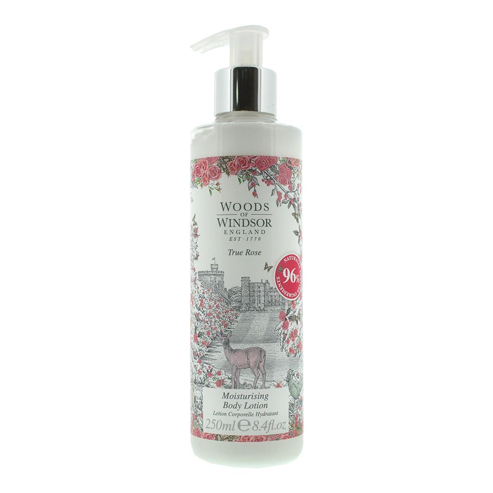 Woods Of Windsor True Rose Moisturising Body Lotion for Womens 250ml ...