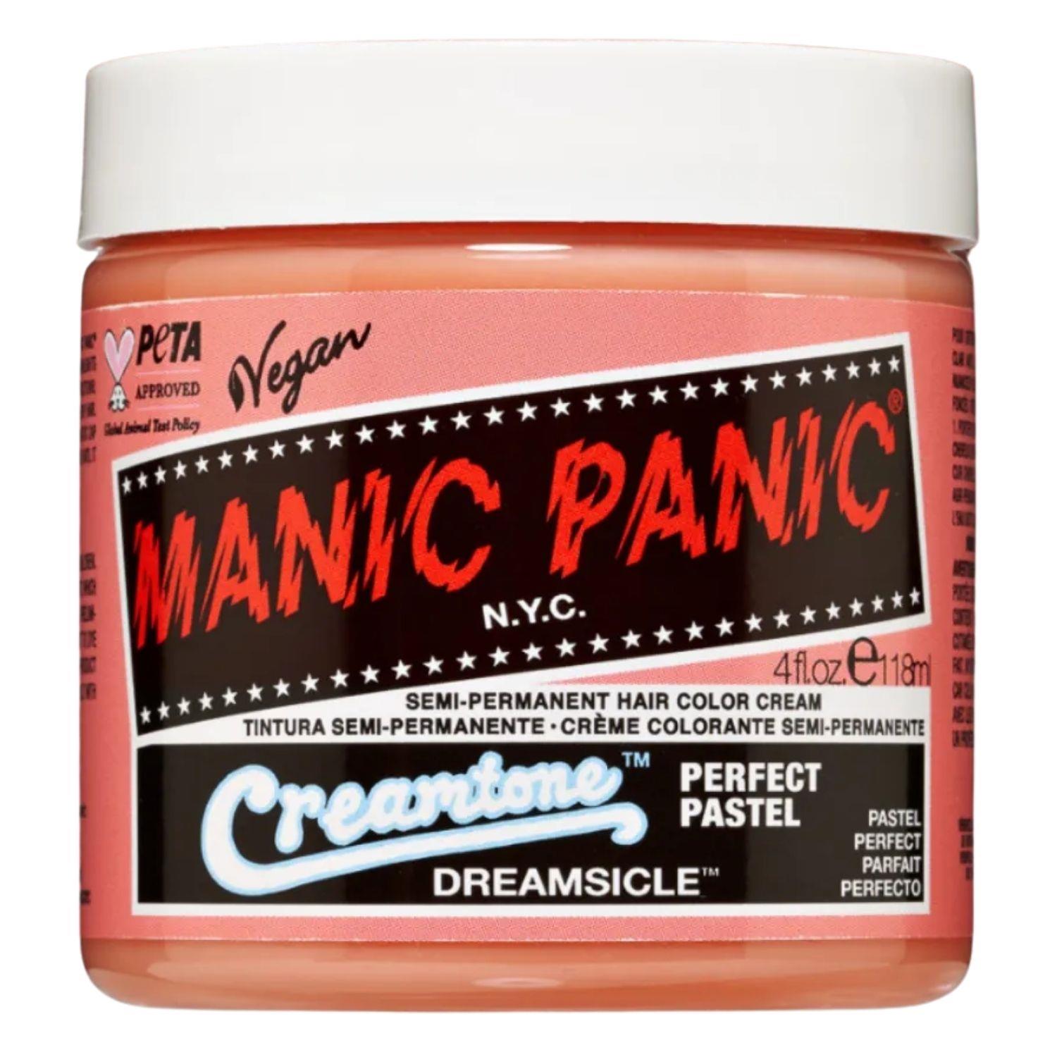 Manic Panic High Voltage Dreamsicle Hair Dye SemiPermanent Color Cream ...
