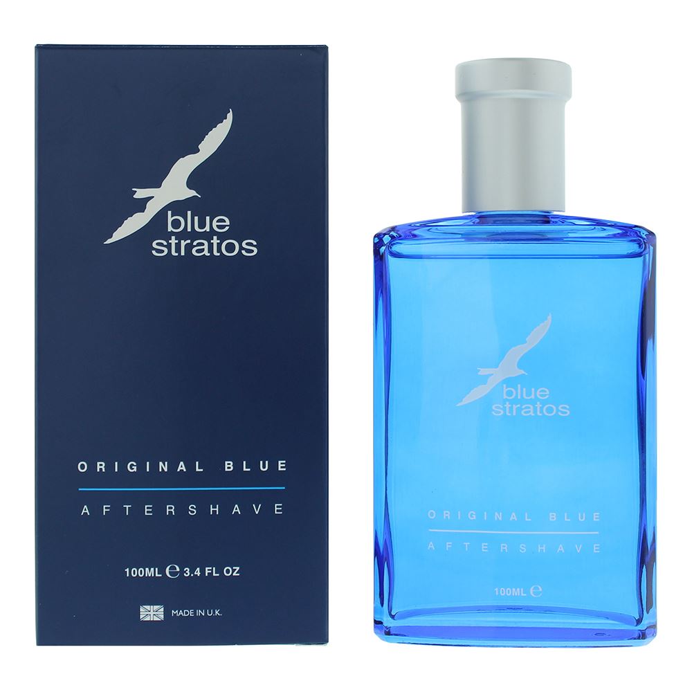 Blue Stratos Original Blue Aftershave for Men 100ml – Branded Household